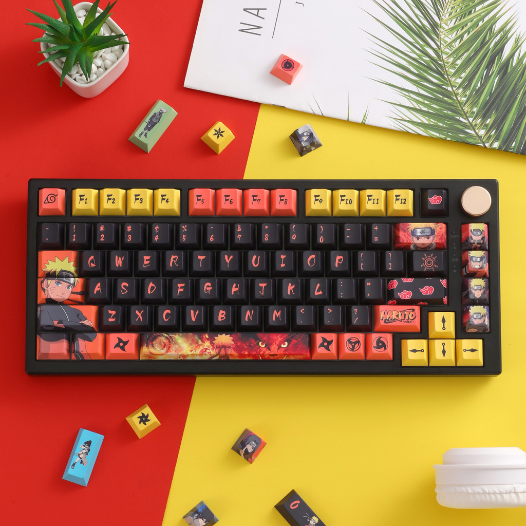 Japanese Anime Keycaps Cherry Profile PBT 126 Keys Keycap One Piece ...