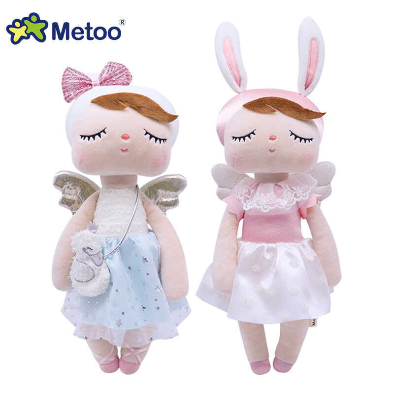 Metoo Angel Plush Dolls Soft Stuffed Toys Angela Rabbit Lace skirt Doll ...