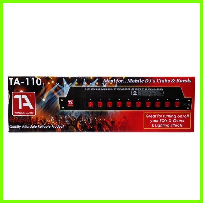 Titanium Audio Power Switch TA110 10 Channel Power Controller | Shopee ...
