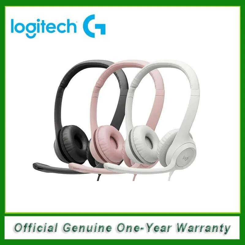 Orihinal Logitech H390 USB Wired Headset Stereo Headphones Na May Noise ...