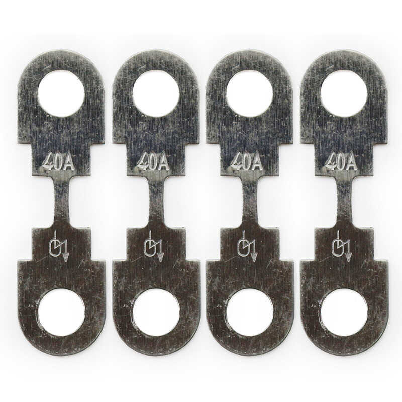 4Pcs 40 Amp Car Automotive Strip Fuses Non-Housed Flat Metal Fuse ...