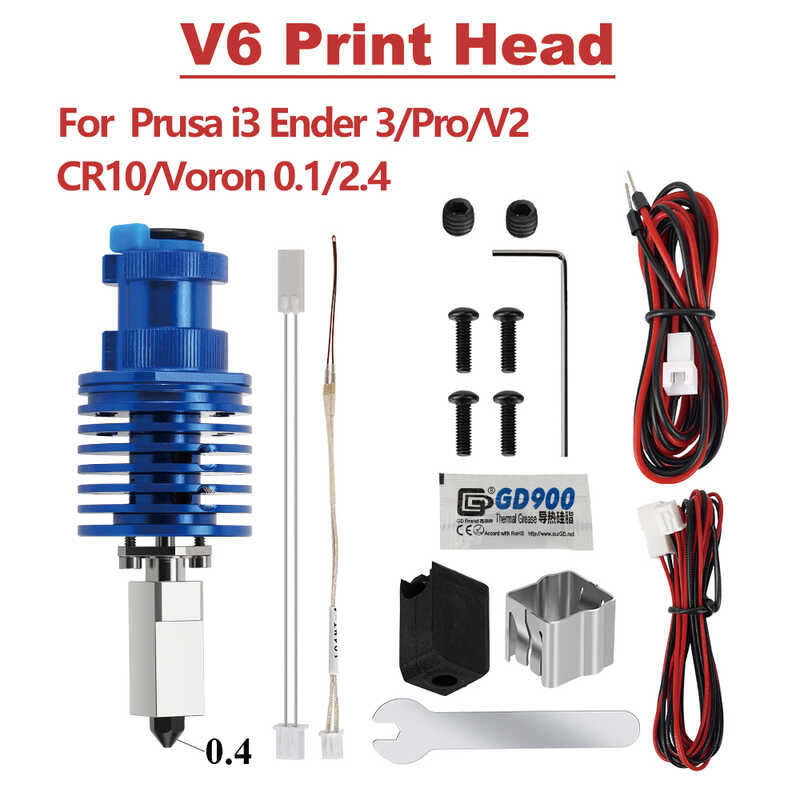 Upgrade V Hotend Kit High Speed Print Head For Ender Ender PRO VORON ...