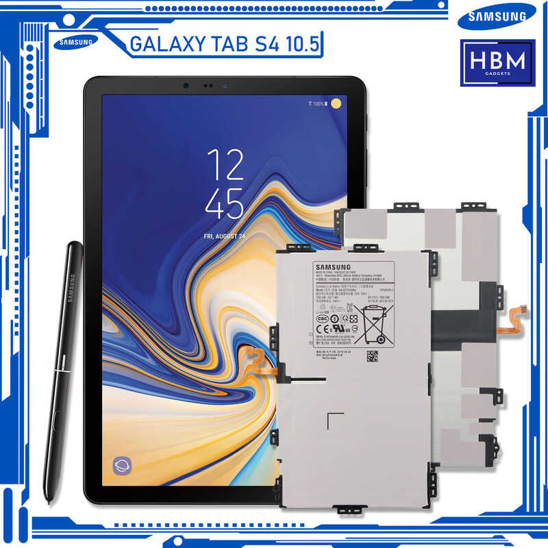 Para Sa Samsung Galaxy Tab S4 10.5 Battery Original, Fit Sm-T830, T835 ...
