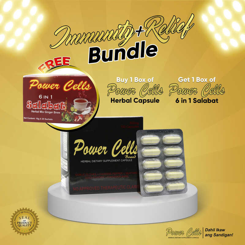 B19 IMMUNITY + RELIEF BUNDLE (BUY 1 BOX PC CAPSULES GET 1 PC SALABAT ...