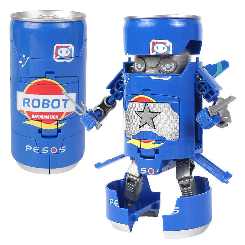 Transformers Toys Soda Deformation Samurai Coke Robot Soda Pop Ninja ...