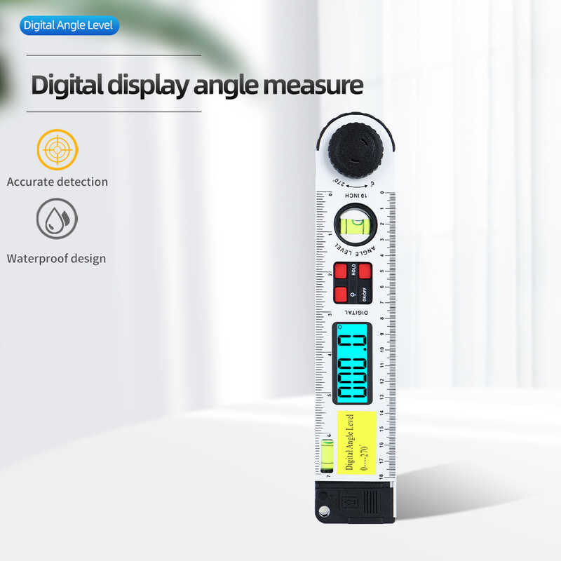 2 sa 1 Digital Meter Angle Inclinometer Spirit level Angle Ruler ...