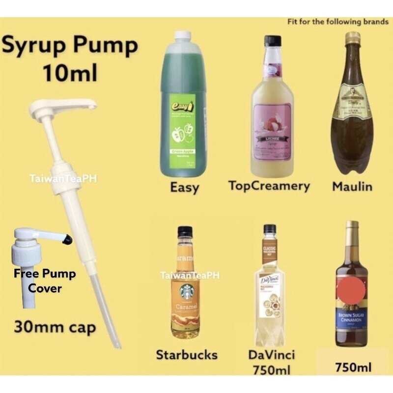 2024 Plastic Syrup Pump for Easy Starbucks Maulin Davin | Shopee ...