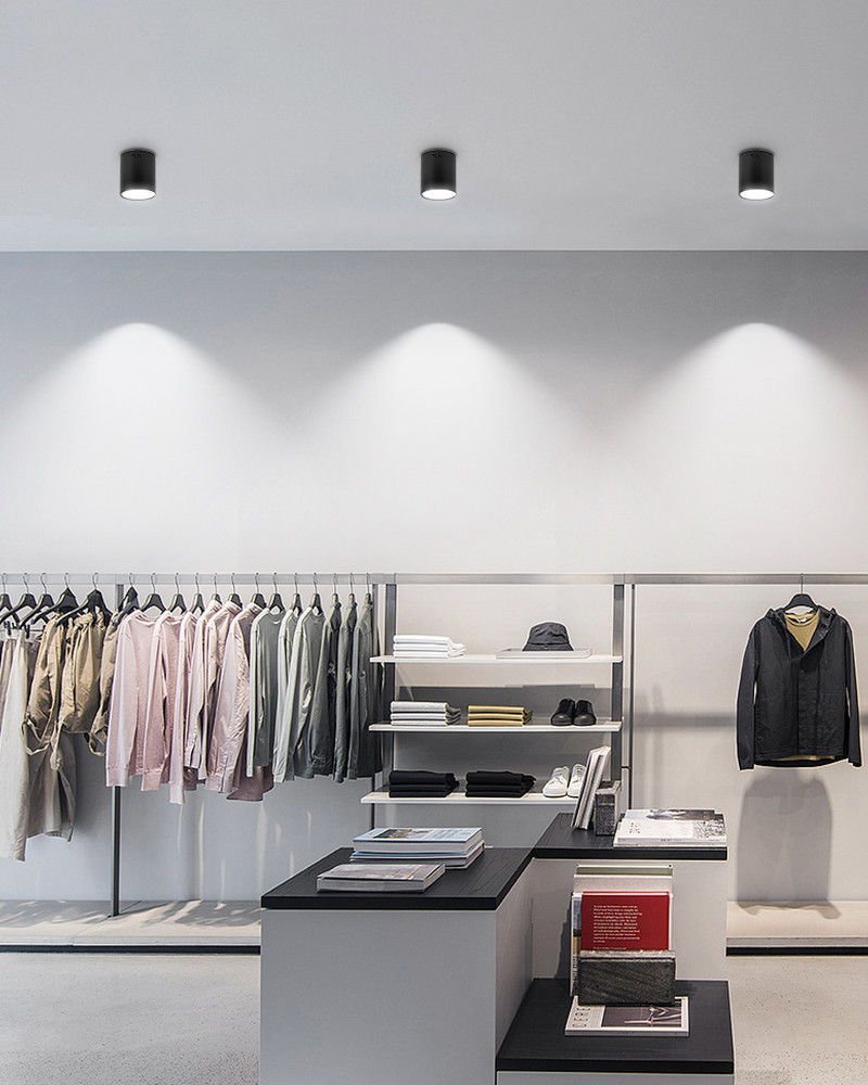 CANMEIJIA Tricolor LED Downlight Round Square Pin Light Spotlight ...