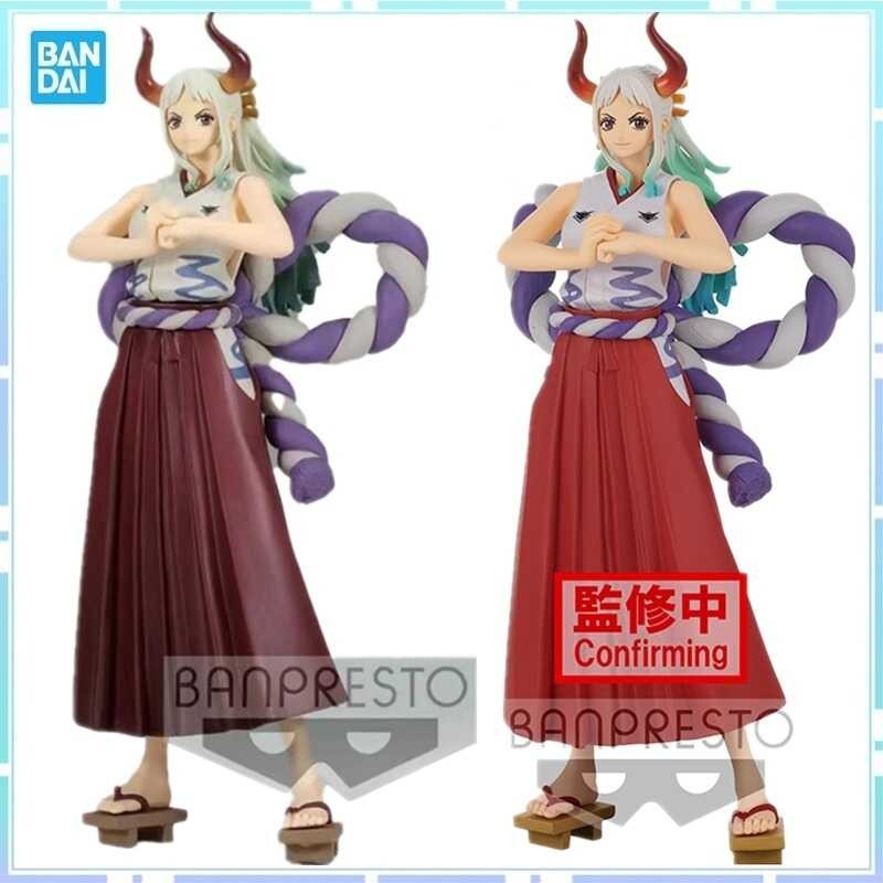 Original Anime Bandai One Piece Figure Yamato Grandling Lady Wano ...