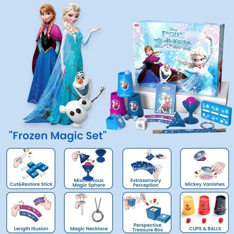 Disney Magic Mickey Frozen Magic Trick Props 8 in 1 Children's Magic ...