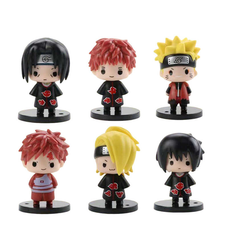 Naruto Animation Peripheral Toys Model Figure Q-Version Bean eyes ...