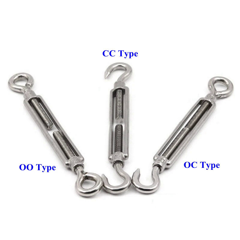 M5~M24 Turnbuckle 304 Stainless Steel Wire Rope Tension Device Shading ...