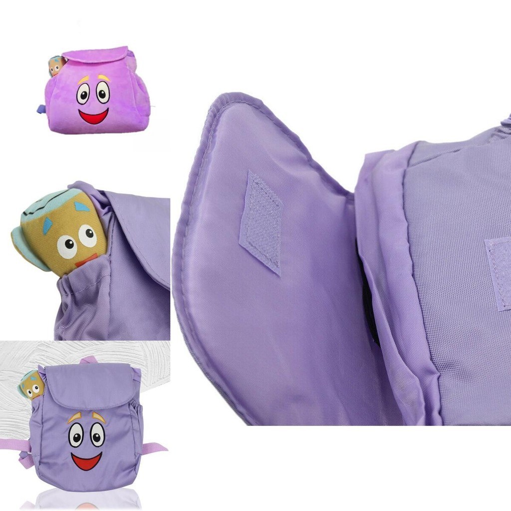 Super Cute Dora The Explorer Preschool Backpack With Map Plush Doll ...