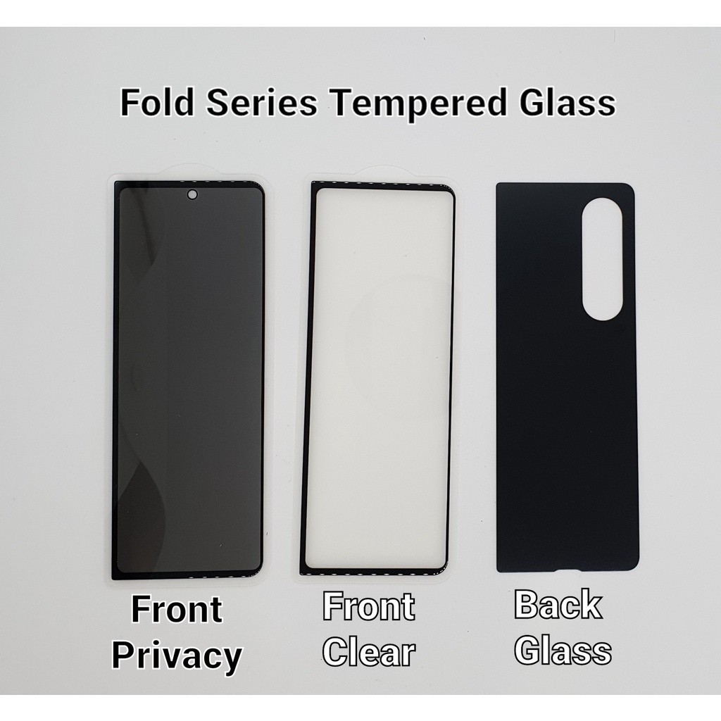Tempered Glass for Samsung Galaxy Z Fold 7 6 5 4 Outer Screen Protector ...