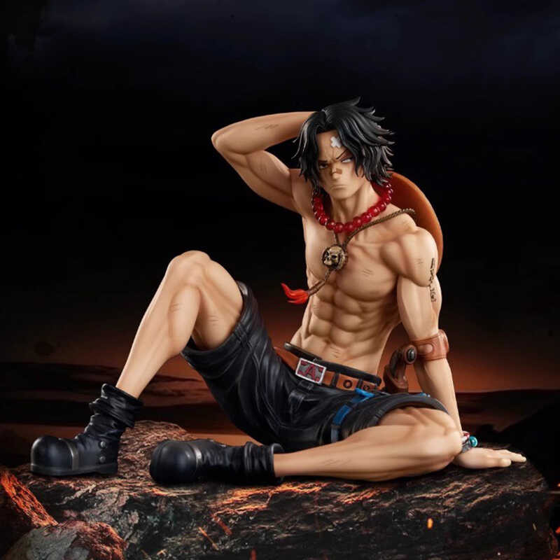 One Piece Figures GK Portgas·D· Ace Action Figures Wounded Ace Anime ...