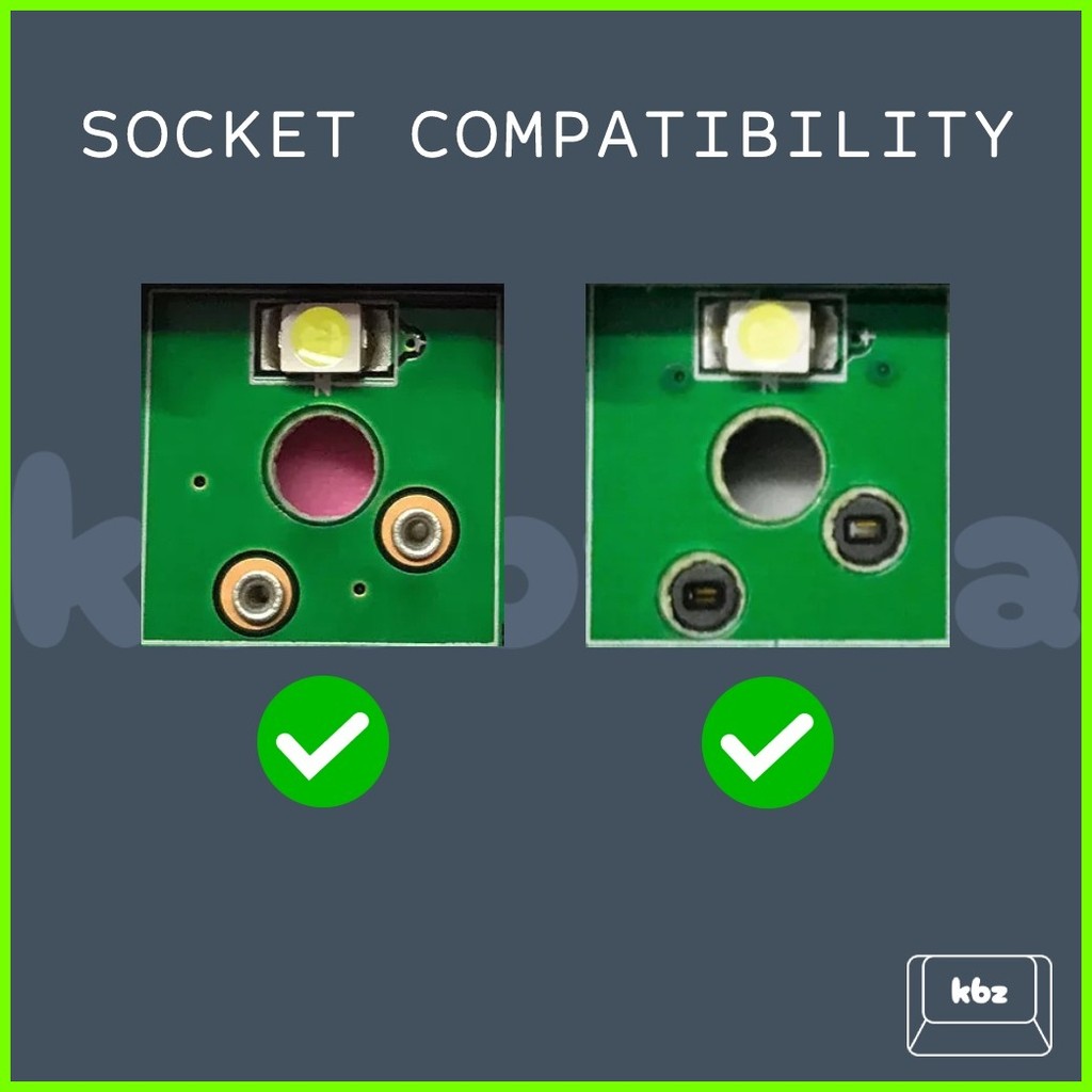 ⚽ ☩ MMD Holy Panda Tactile Switch Mechanical Keyboard Switch SMD LED 3 ...