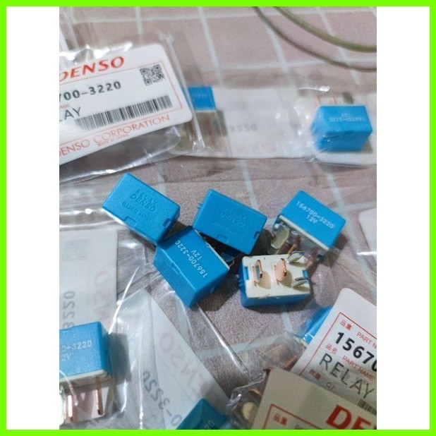 Denso Blue Relay Universal 12V 4 Legs AC Relay Toyota Honda Suzuki ...