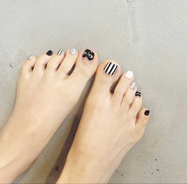 End High Flat Toenail Collection Link Korean Style Su er Toenail ...