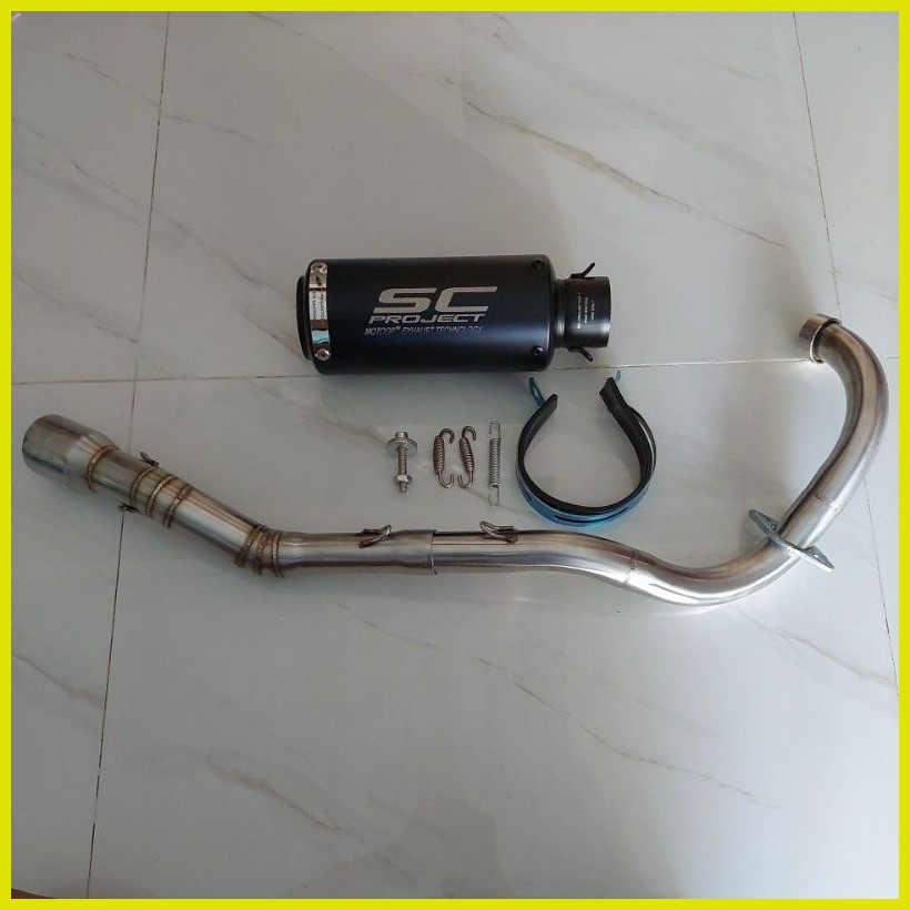 SNIPER 150 and 155 SC PROJECT PIPE ( FULL SYSTEM EXHAUST) | Shopee ...