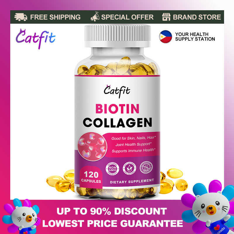 Biotin Capsules for Hair Skin Nails With 2500mcg Biotin & 30mg Vitamin ...