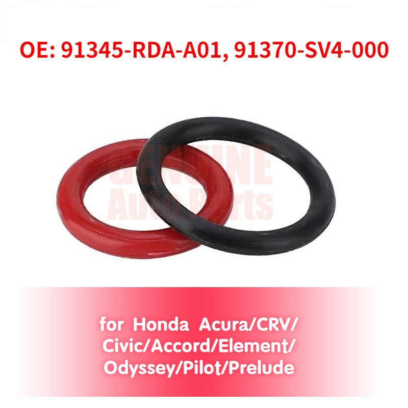 2pcs 91345-RDA-A01 91370-SV4-000 Power Steering Pump Seal O-Ring Fits ...