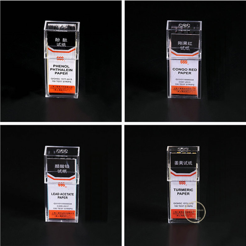 1pcs (10boxes）lab Phenol phthalein/Congo red/Lead acetate/turmeric ...