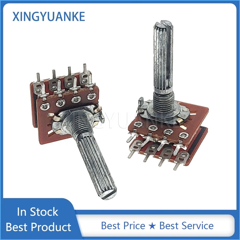 2PCS WH148 16 Type Fever Audio Volume Amplifier Potentiometer Dual 8 ...