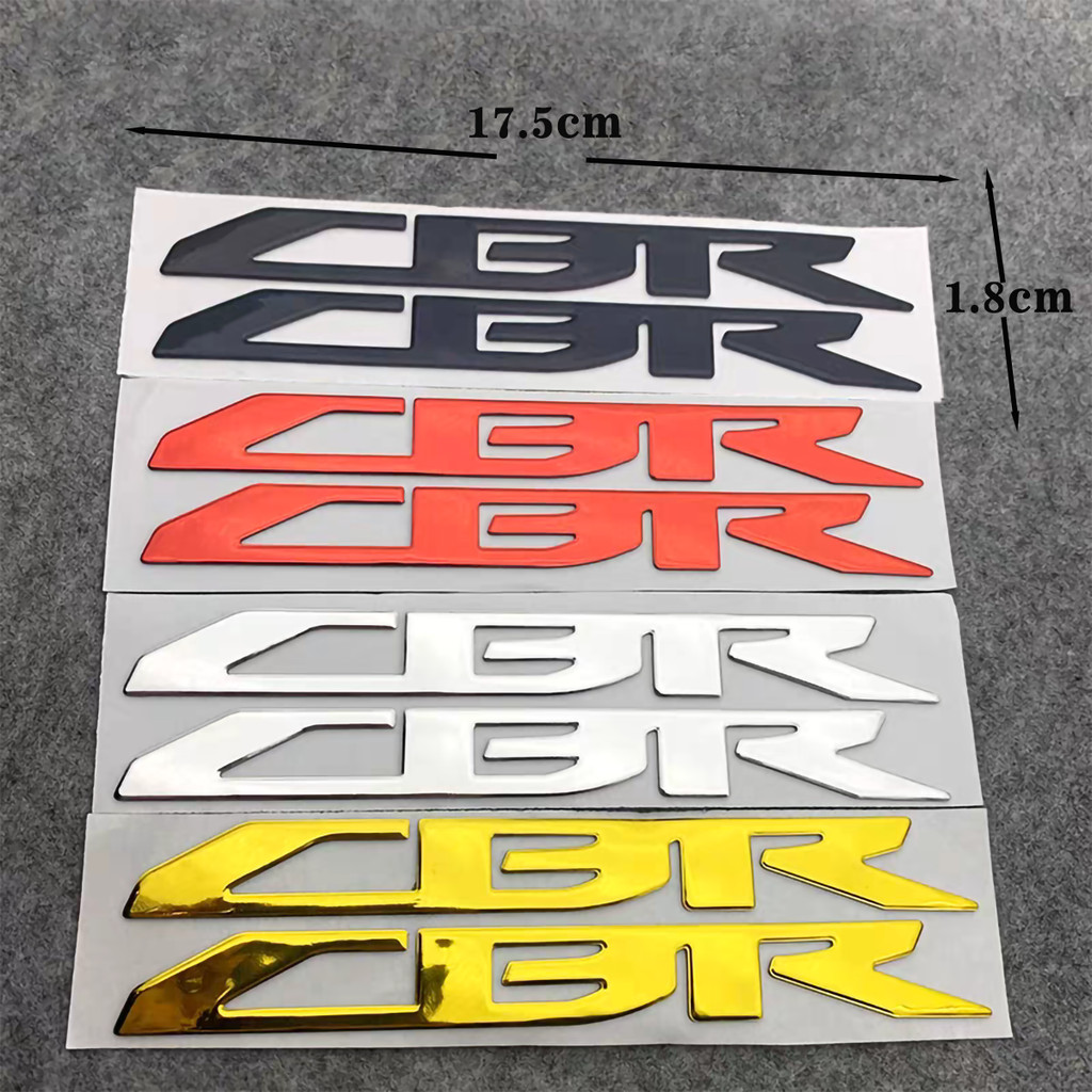 HONDA CBR 3D Epoxy Stickers Motorcycle Fuel Gas Tank Decals For Honda ...