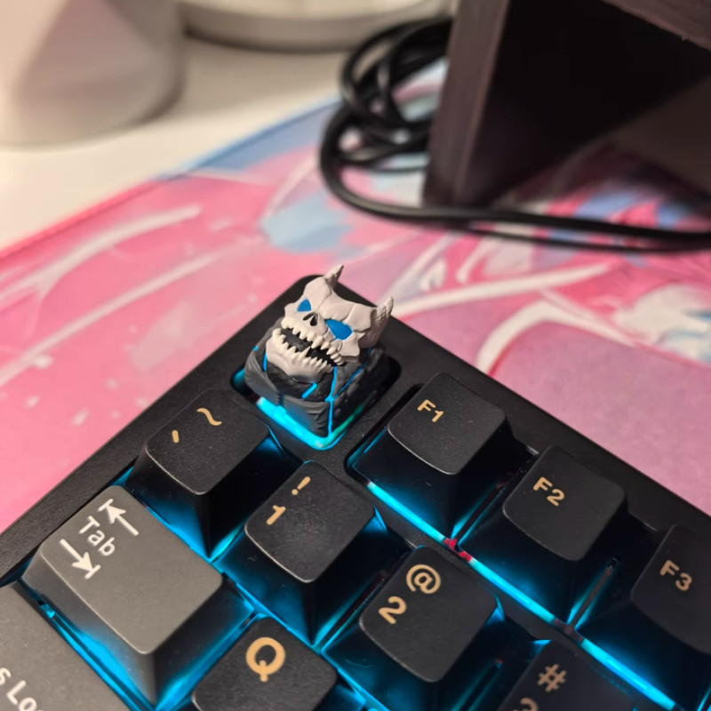 KAIJU NUMBER EIGHT Keycap Cute Cartoon MX Switch Mechanical Keyboard ...