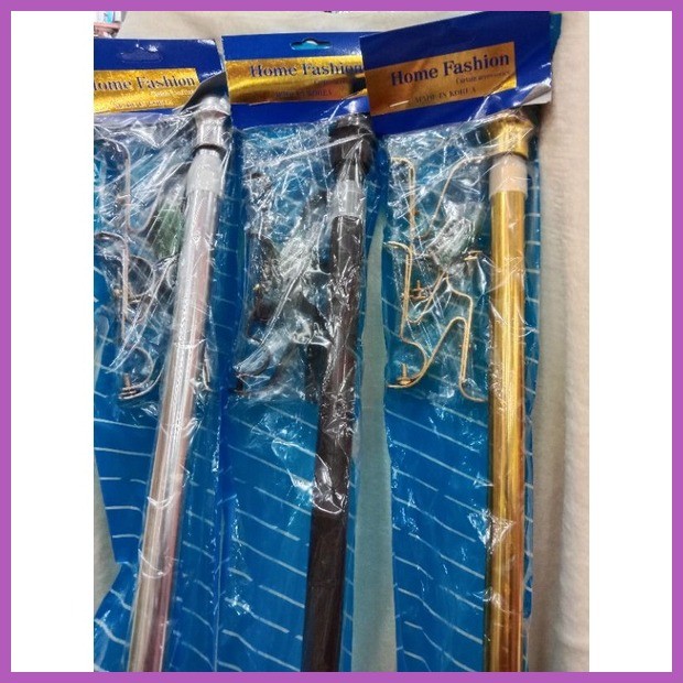 ♀ ℗ Curtain Rod /Sabitan ng Kurtina with Bracket ¾ diameter | Shopee ...