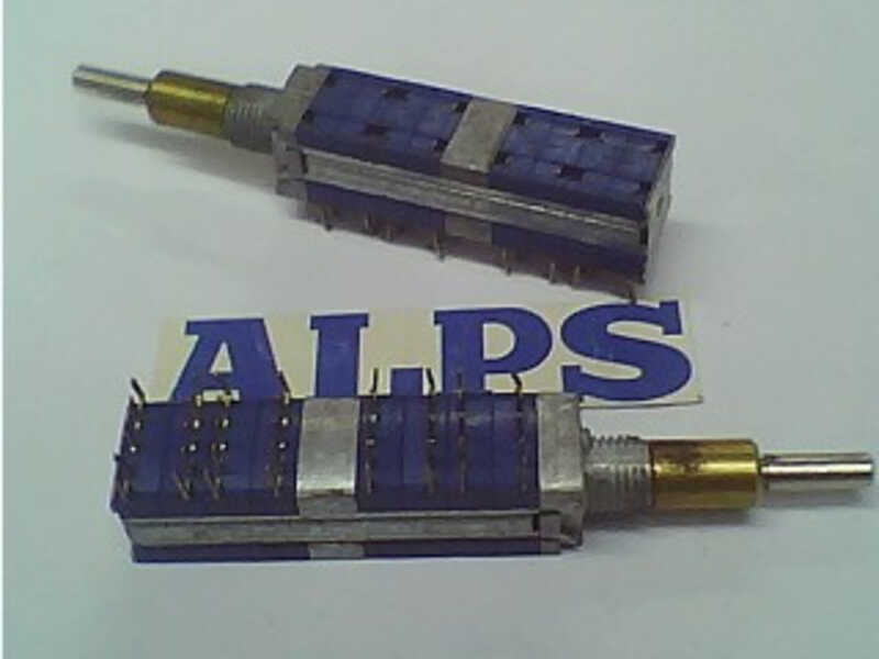 Japanese ALPS Alpine rotary dual axis band switch na may 8 layers at 5 ...