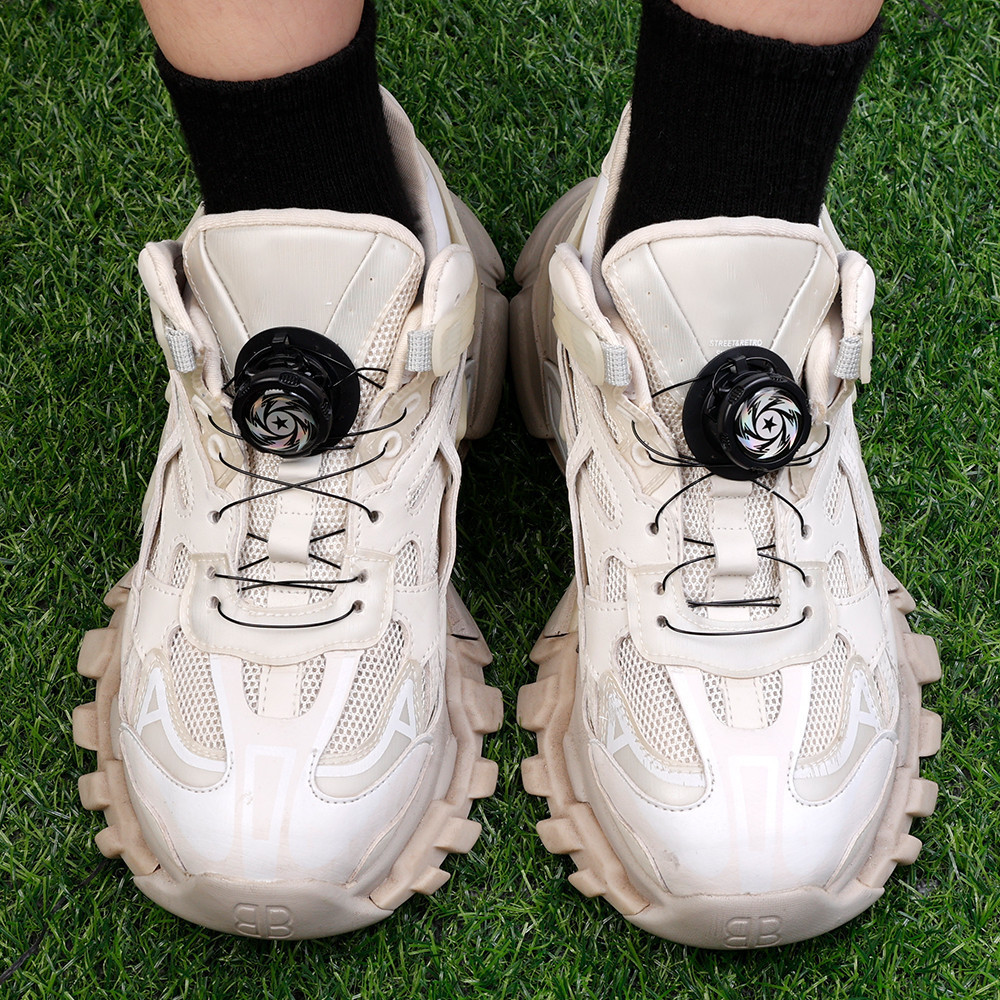 Swivel Buckle Shoelaces - Wire Rotary - No Tie Shoe laces - Quick Lock ...