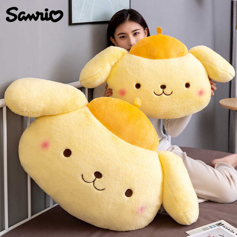 Sanrio Big Size Pom Pom Purin Pillow Plush Toy Kawaii Stuffed Doll ...