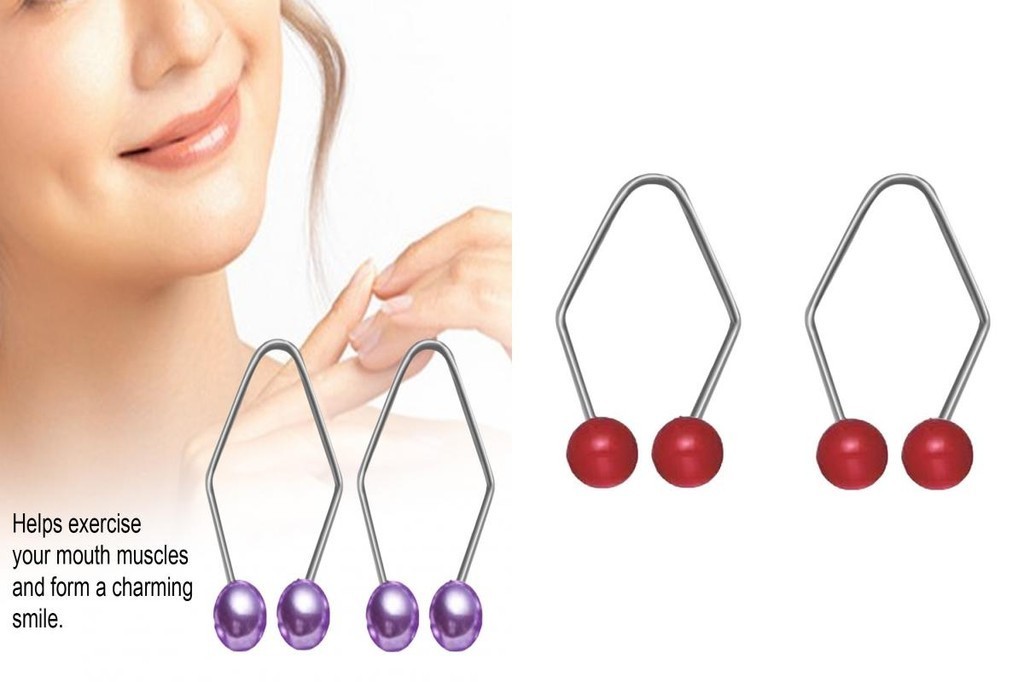 2Pcs Easy to use: You can wear our dimple maker anytime and anywhere ...