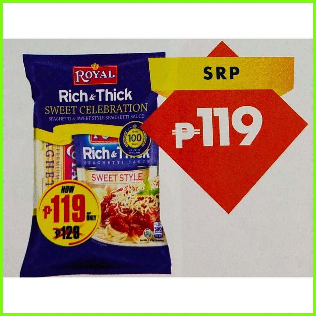 Royal Sweet Celebration: Royal Spaghetti Pasta 800g + Royal Sweet ...