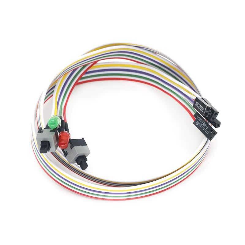 Desktop computer host chassis jumper power switch computer restart ...