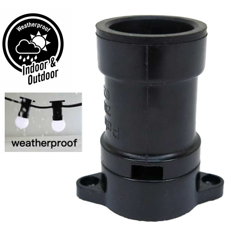 E27 Waterproof Wedge Lamp Holder - Weatherproof Light Bulb Socket ...