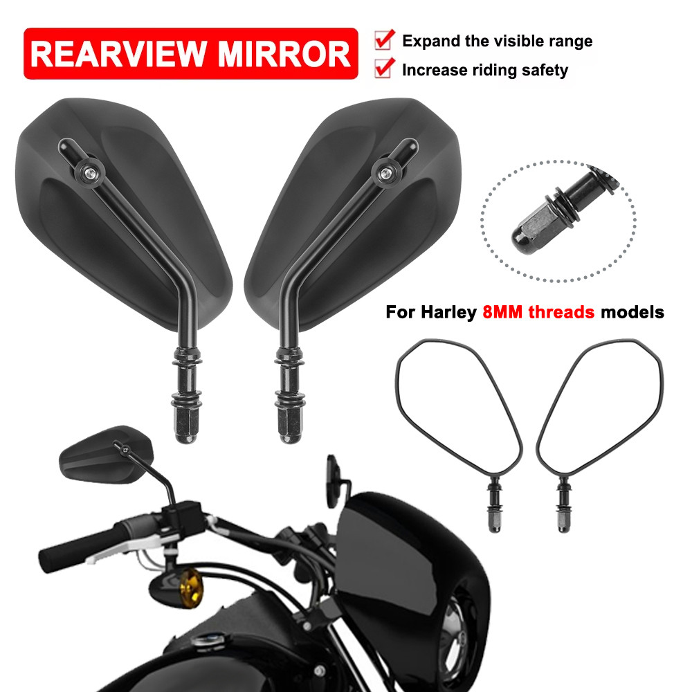 Motorcycle Rearview Mirrors For Harley Davidson Dyna Touring Sportster ...