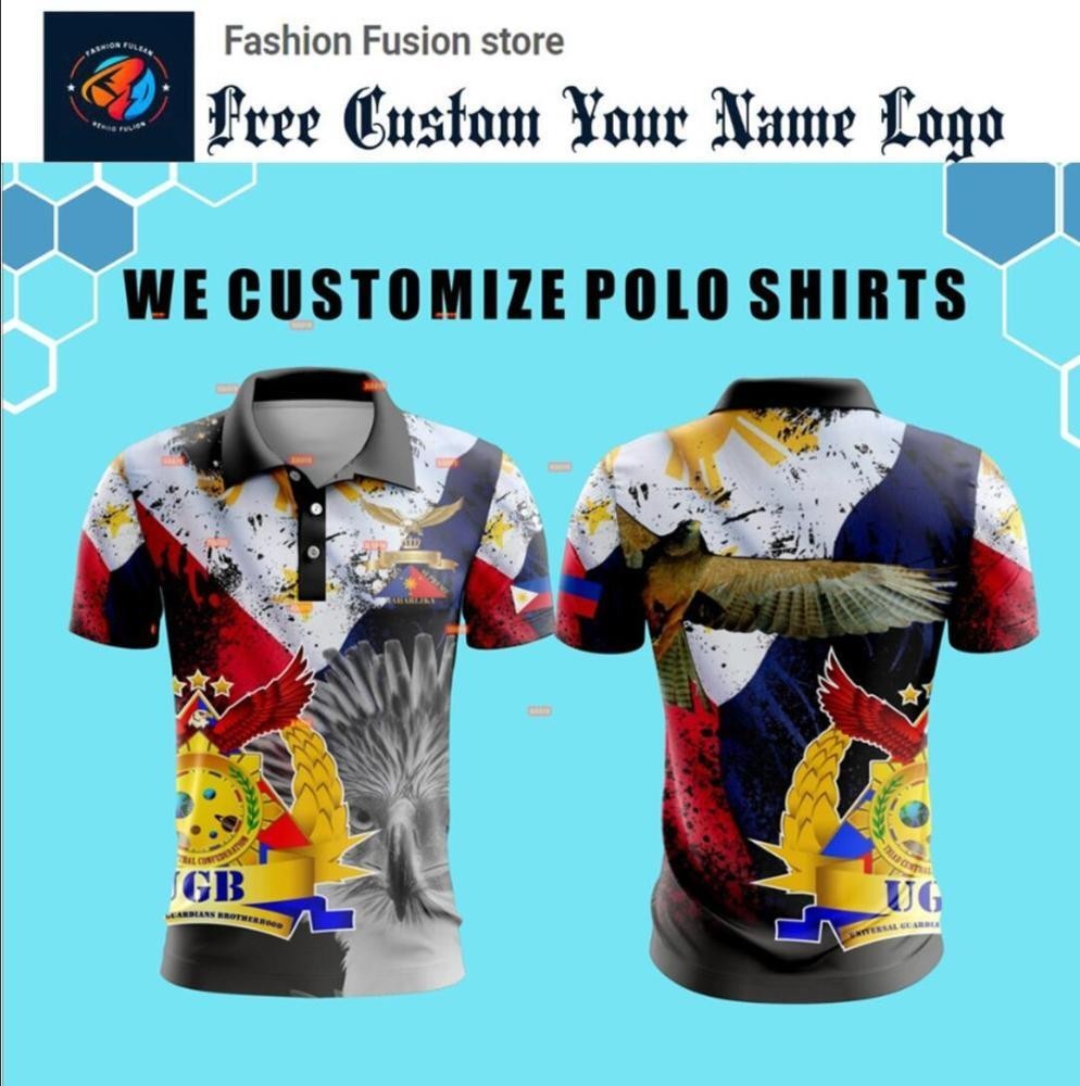 Philippines Universal Guardians Brotherhood 3D Polo Shirt PHILIPPINE ...