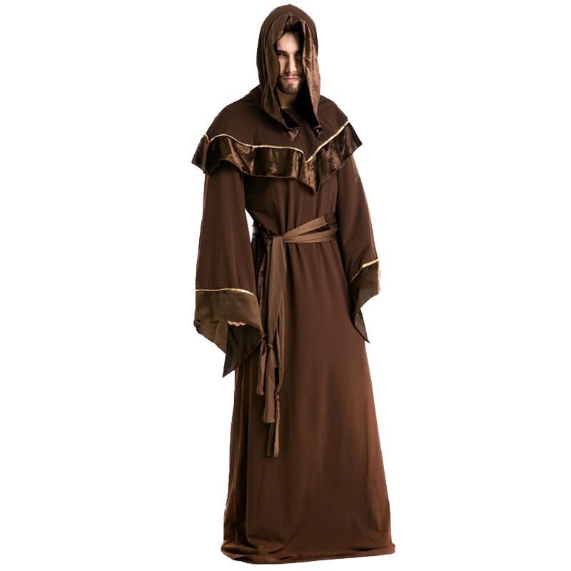 Adult Men Religion Wizard Costume European Religious God Father ...