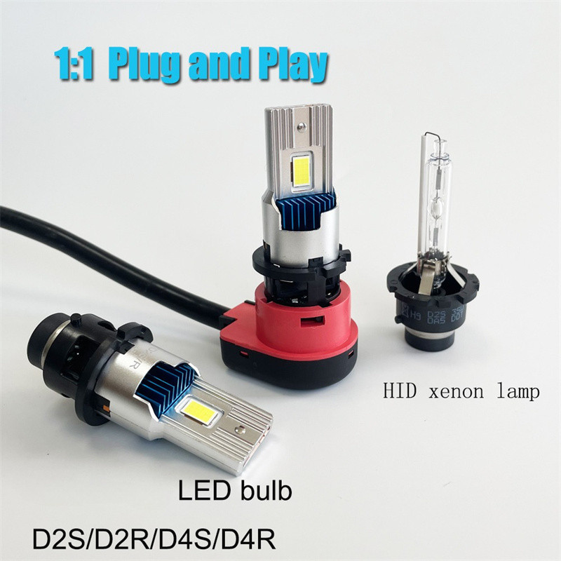 2PCS Auto Lamp D2S LED D4S Canbus Headlight D2R D4R HID Bulbs Xenon ...