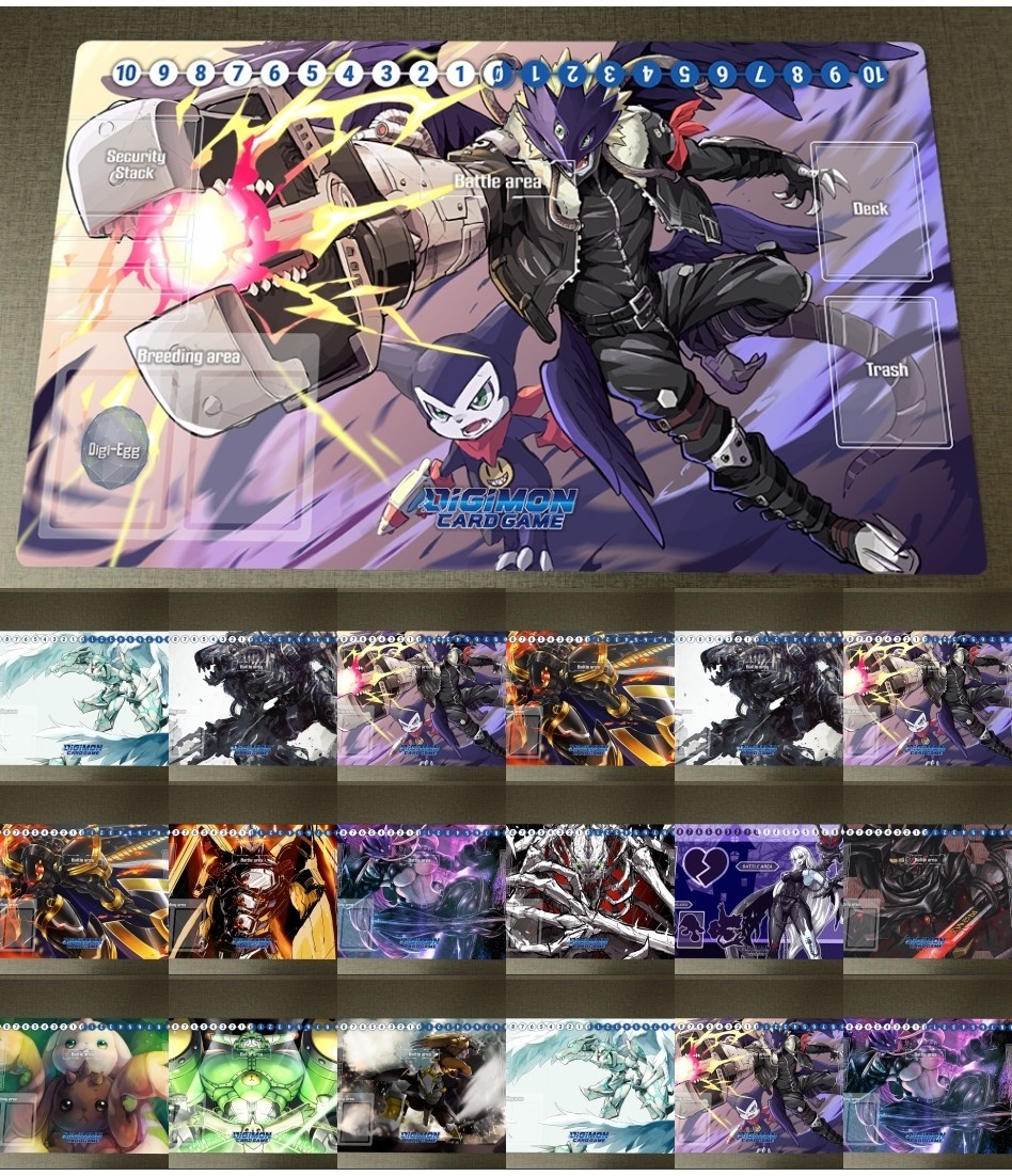 Digimon Playmat DTCG CCG TCG Mat Trading Card Game Mat Anime Board Game ...