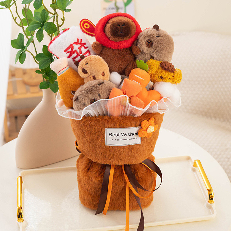 Stuffed Toy Kuromi Stitch Capybara Kirby KT My Melody Pompompurin Bunch ...