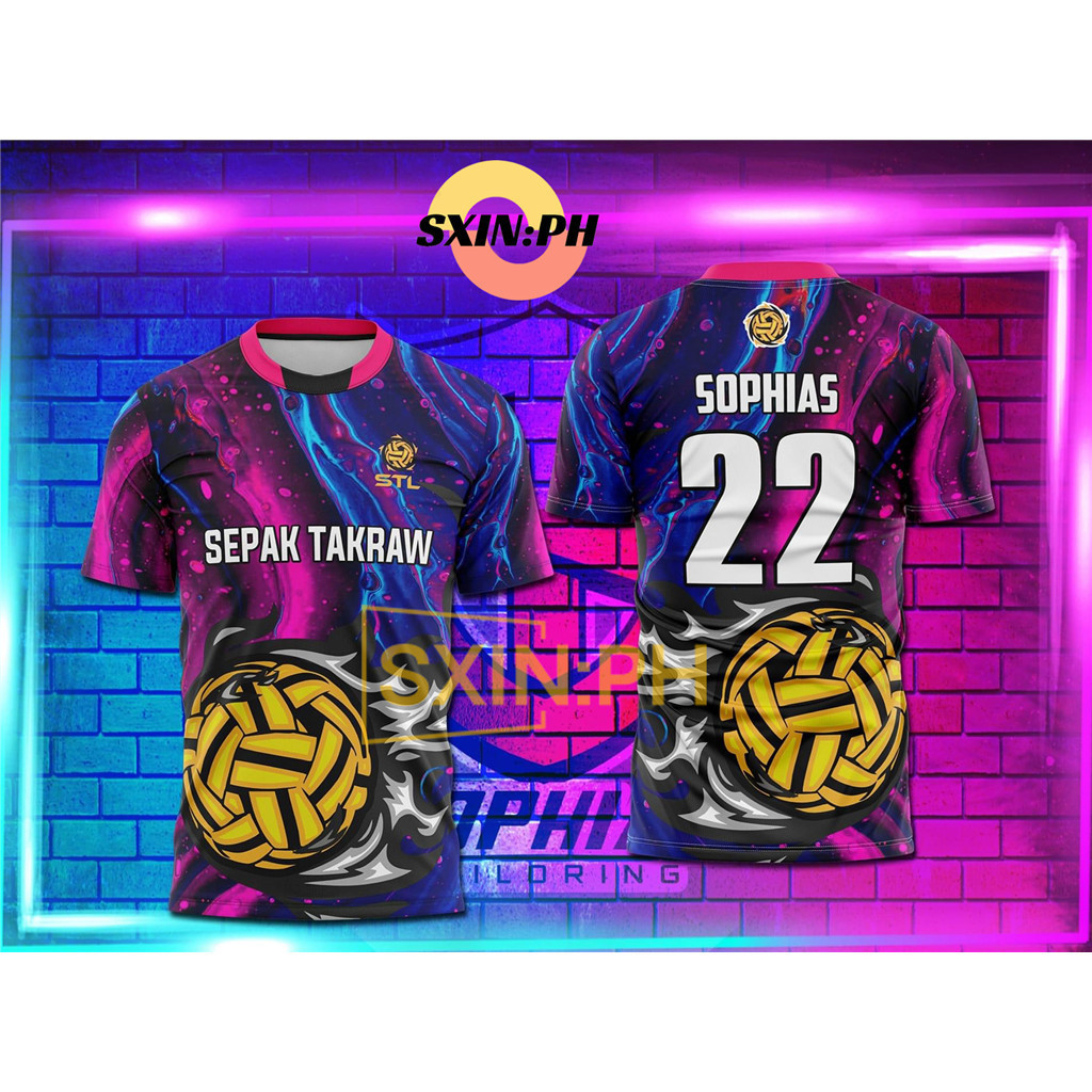 2024 New Design FULL SUBLIMATION Sepak takraw Club NEW STL SEPAK TAKRAW ...