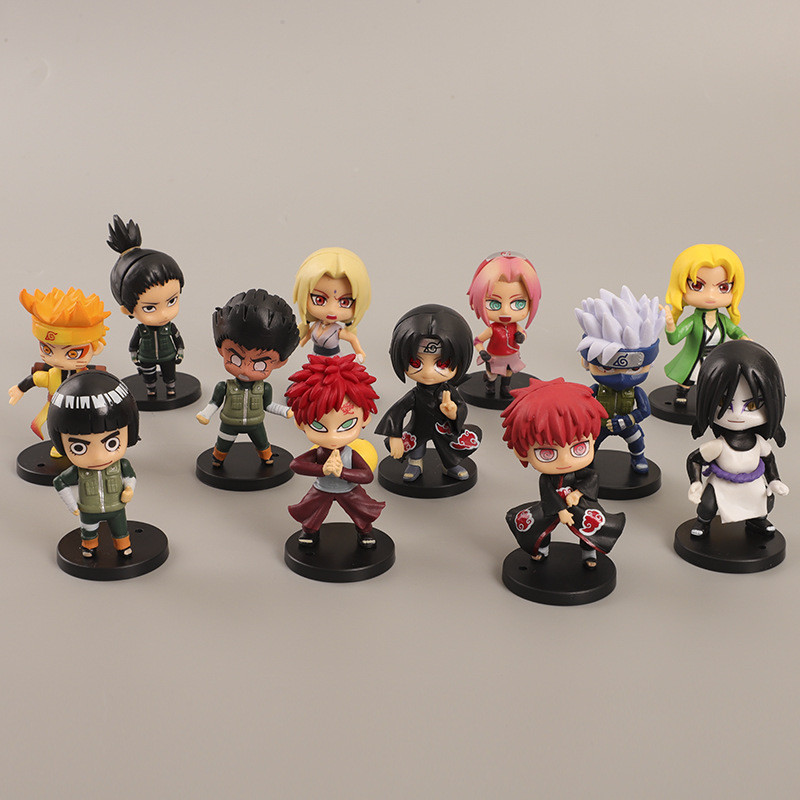 The Second Generation Of 12 Naruto Figures, Naruto, Sasuke, Kakashi ...