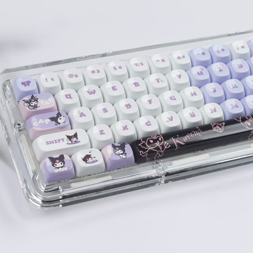 Kulomi Keycaps Cute Personality Imitation Ceramic Keycaps Smooth Glazed ...
