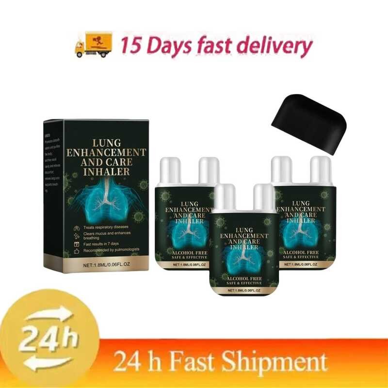 3Pcs Lung Care Inhaler Nasal Liver Cleansing Herbal Repair Lasting Long ...