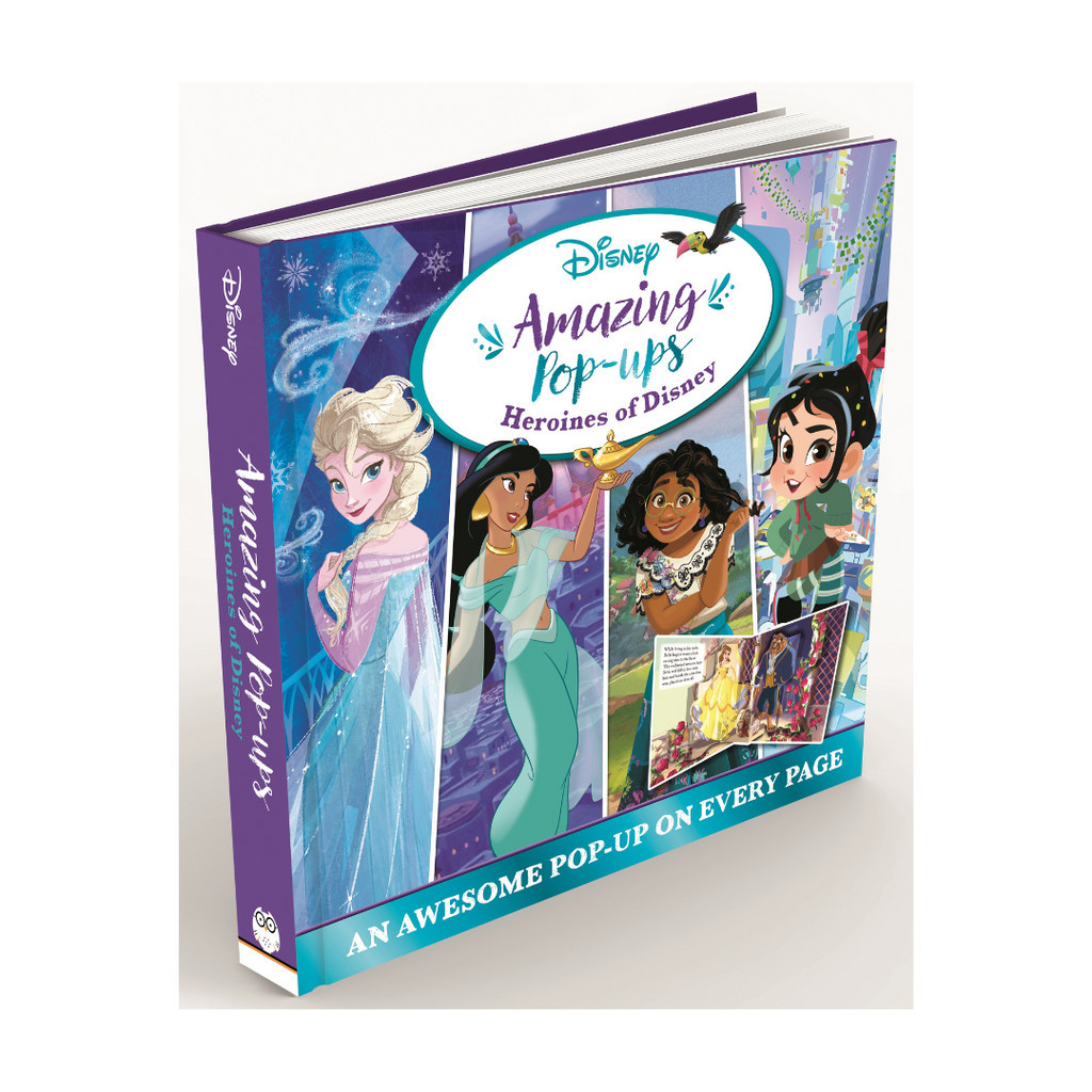 Disney Amazing Pop Up Story For Kids With Heroines of Disney (Hardcover ...