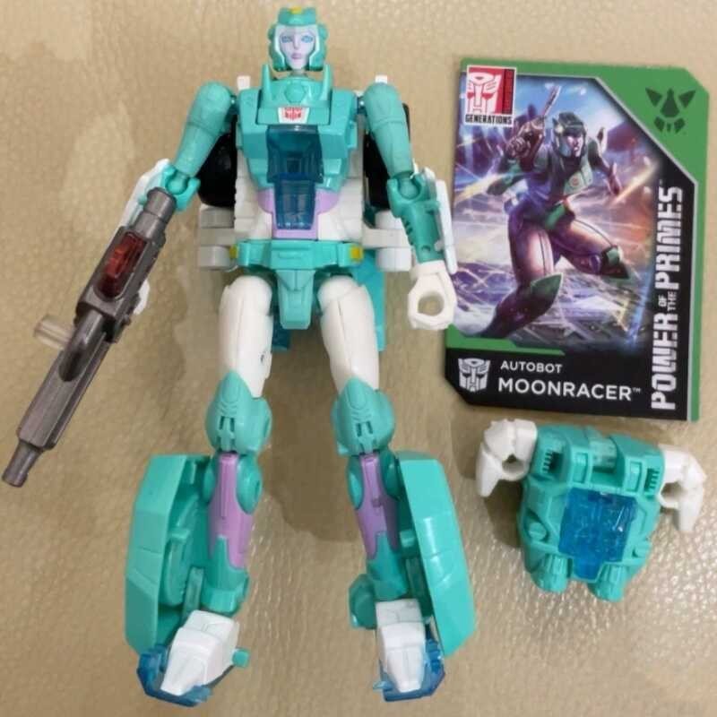 Hasbro Cartoon Anime Transformers The Primes Autobot Moonracer 12Cm ...