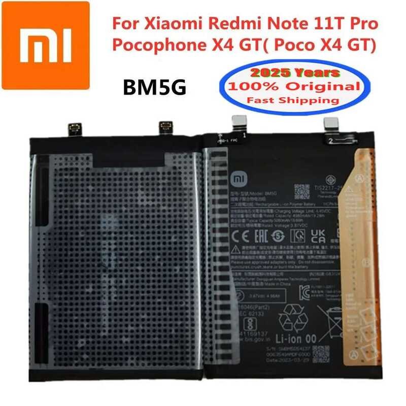 Tt 100% Original Xiao Mi Bm5g Battery For Xiaomi Redmi Note 11T Pro ...